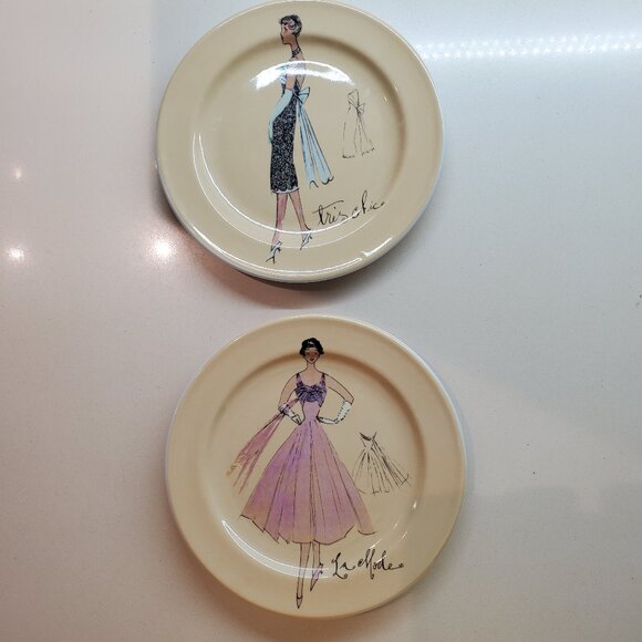ROSANNA - MADE IN ITALY | Dining | Fashion Lady Plates Set Of 2 | Poshmark